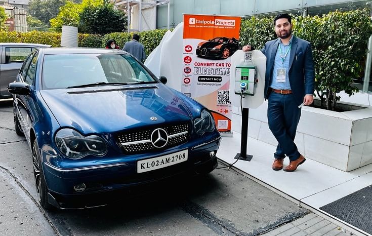 Tadpole converts a 2003 model Merc into electric | Autocar Professional