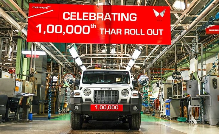 Mahindra Thar sells over 185,000 units ahead of Thar Roxx launch ...