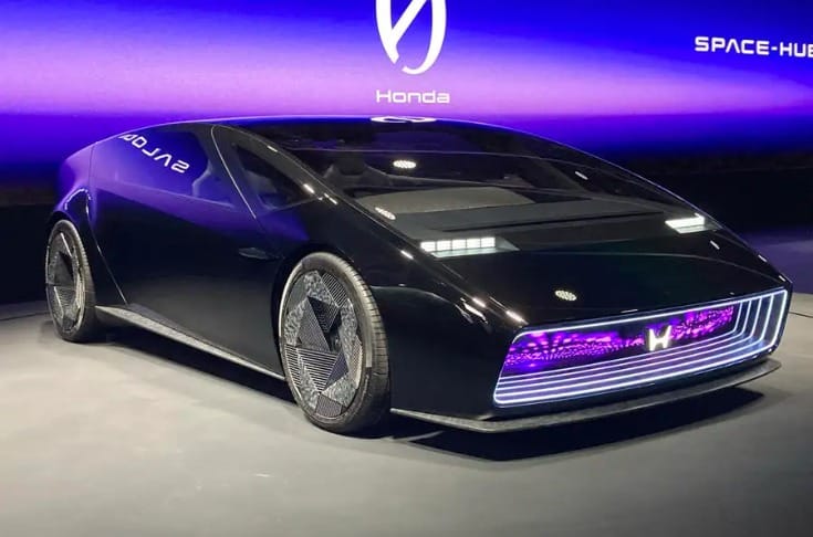 Honda reveals radical new electric Saloon concept at CES 2024 | Autocar ...