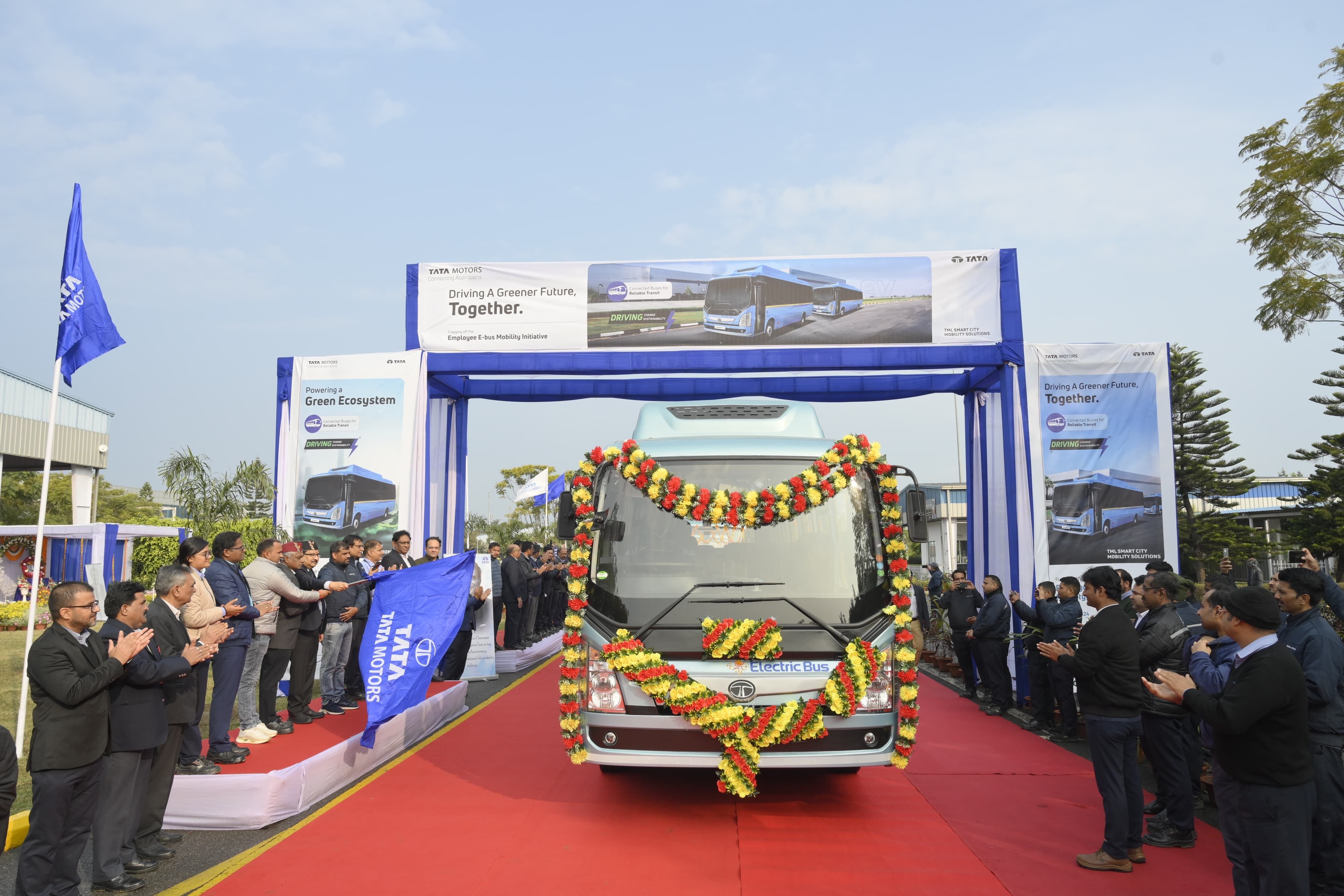 Tata Motors launches electric buses for workforce transportation in Pantnagar | Autocar Professional