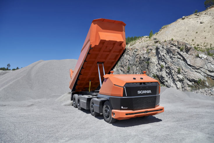 Scania introduces autonomous concept truck, sans the cabin | Autocar ...