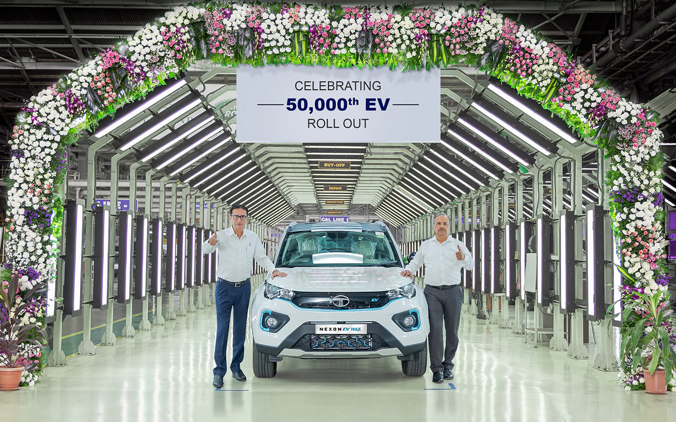 Tata Motors first Indian carmaker to roll out 50,000th EV | Autocar ...