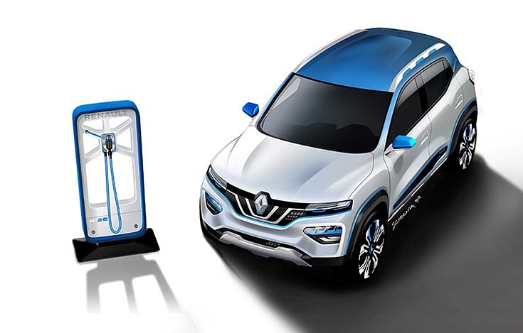 Renault s K ZE concept previews electric Kwid to be sold in China first Autocar Professional