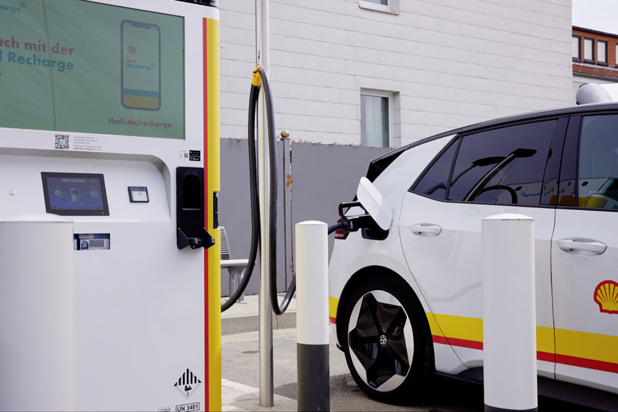 Shell and Volkswagen unveil charging station that enables connection to ...