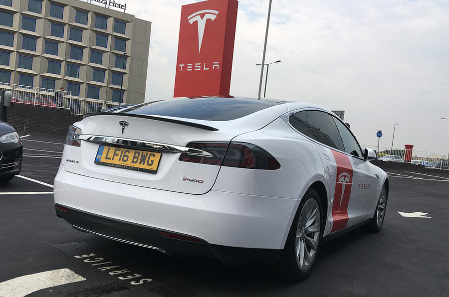 Tesla Model S transformed into mobile servicing vehicle | Autocar ...