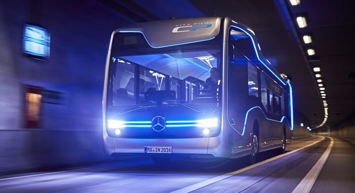 Daimler showcases autonomous bus on public road | Autocar Professional