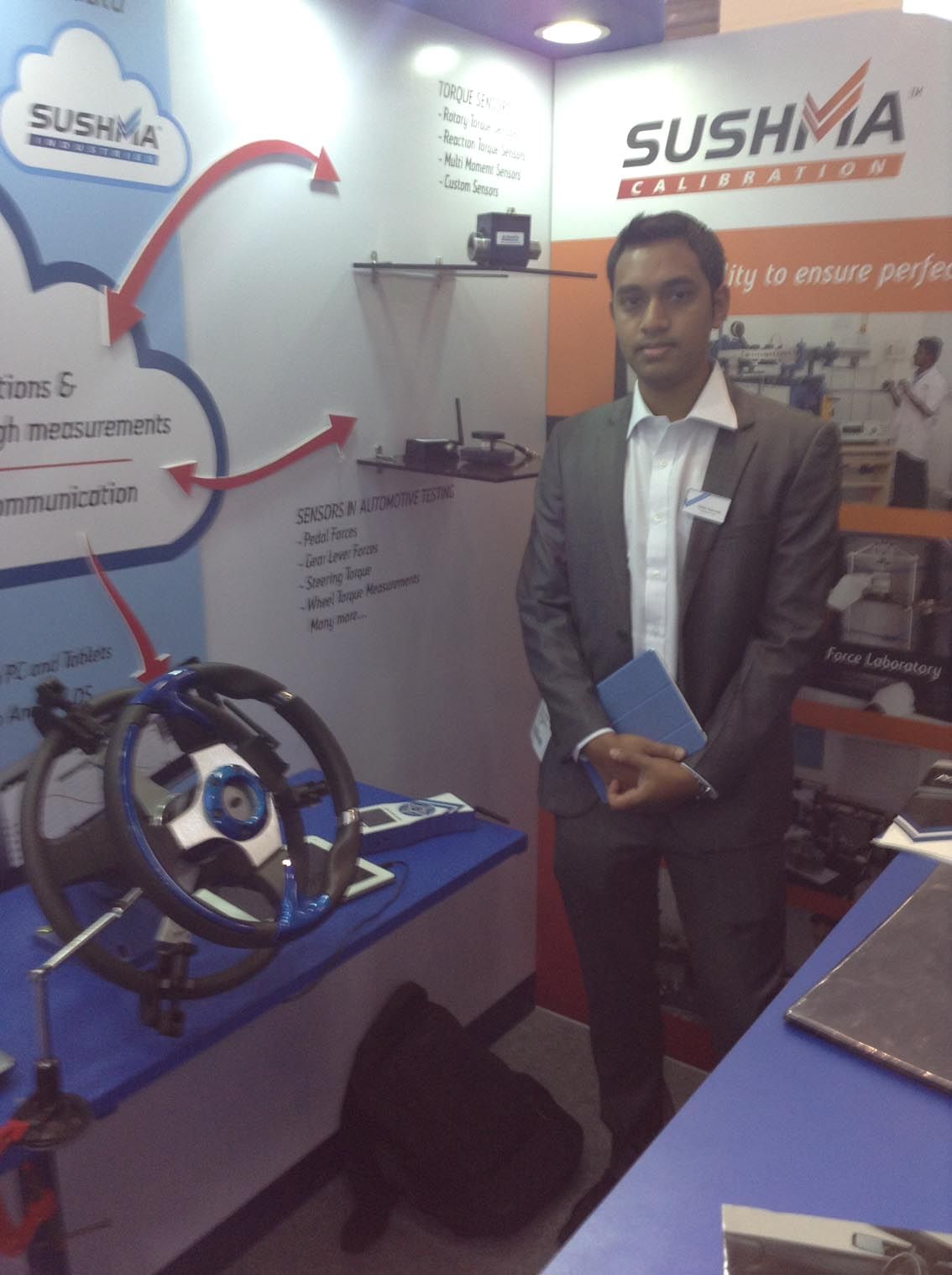 Sushma Industries displays wireless sensor communication at ATS 2014 ...