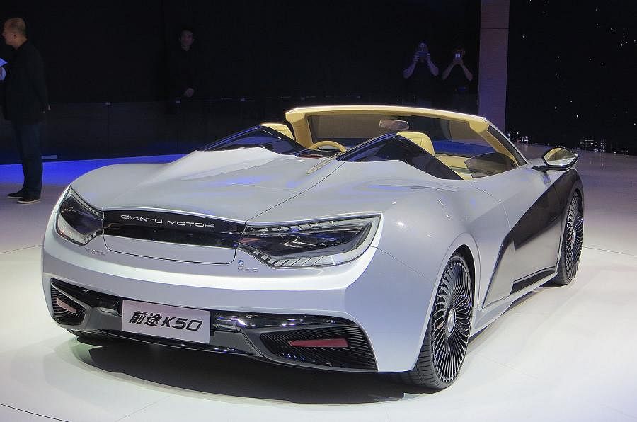 Beijing Motor Show Qiantu K50 402bhp electric sports car Autocar Professional