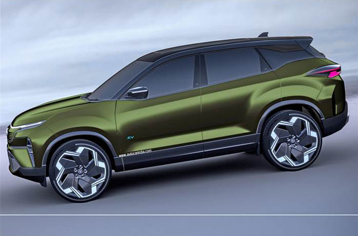 Tata harrier electric car store