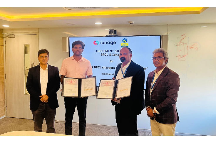 BPCL and IONAGE strengthen partnership to expand EV charging network in ... BPCL and IONAGE strengthen partnership to expand EV charging network in ...
