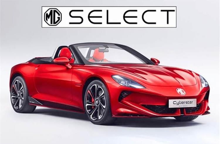 MG Select Cyberster to be revealed in January 2025 | Autocar Professional