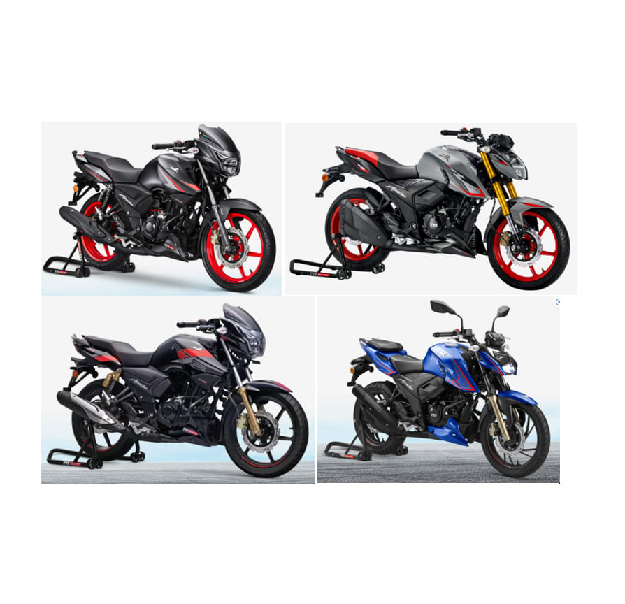 TVS Apache rules 150-200cc segment, hits 400,000 sales in FY2025 ...
