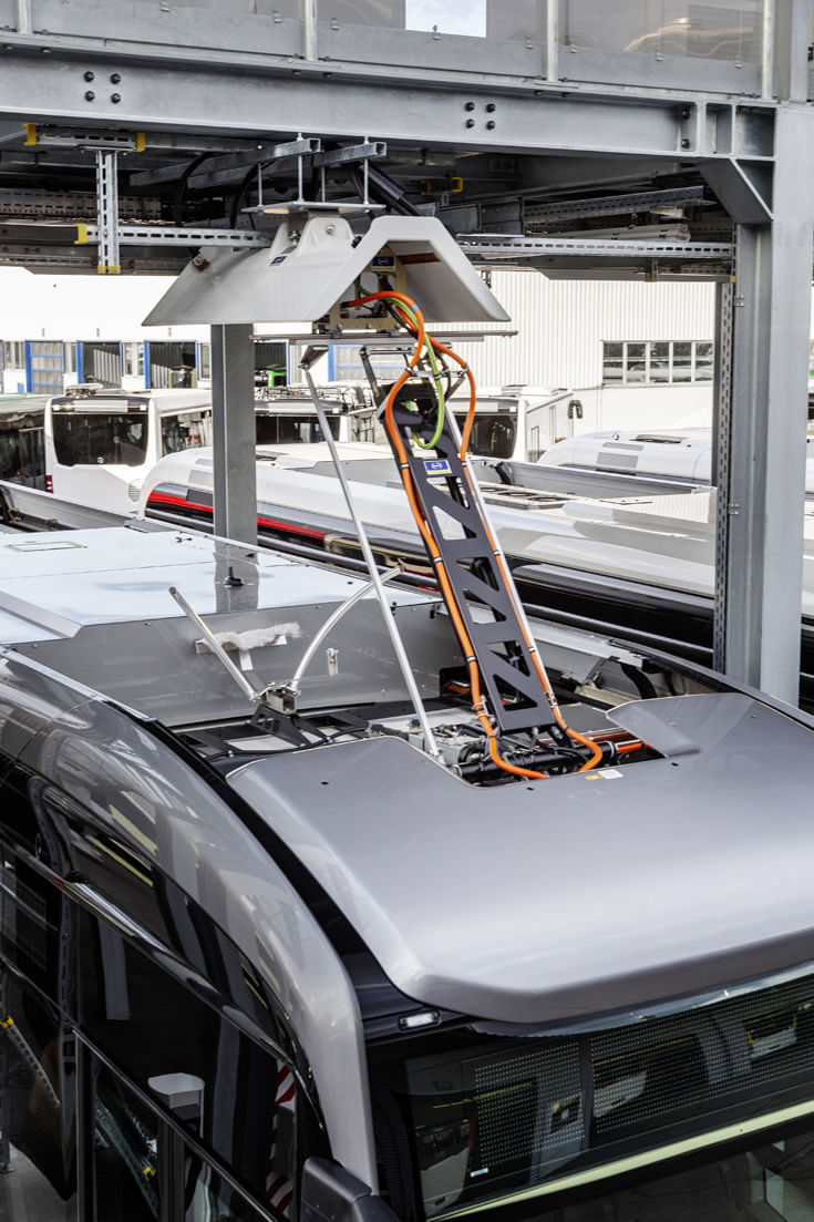Daimler Buses develops flexible, modular EV charging concept | Autocar ...