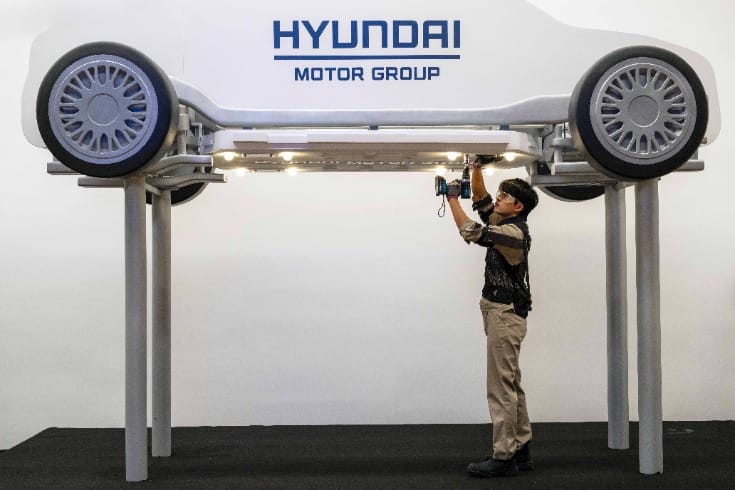 Hyundai and Kia introduce wearable robot for industrial use | Autocar ...